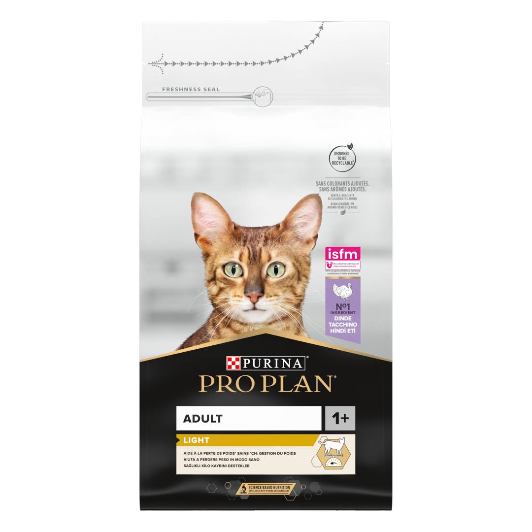 PRO PLAN LIGHT Cat Γαλοπούλα Τροφή για Γάτες | Purina GR