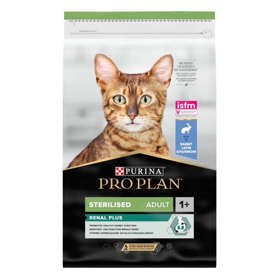 PRO PLAN STERILISED Renal Plus Cat Κουνέλι | Purina GR