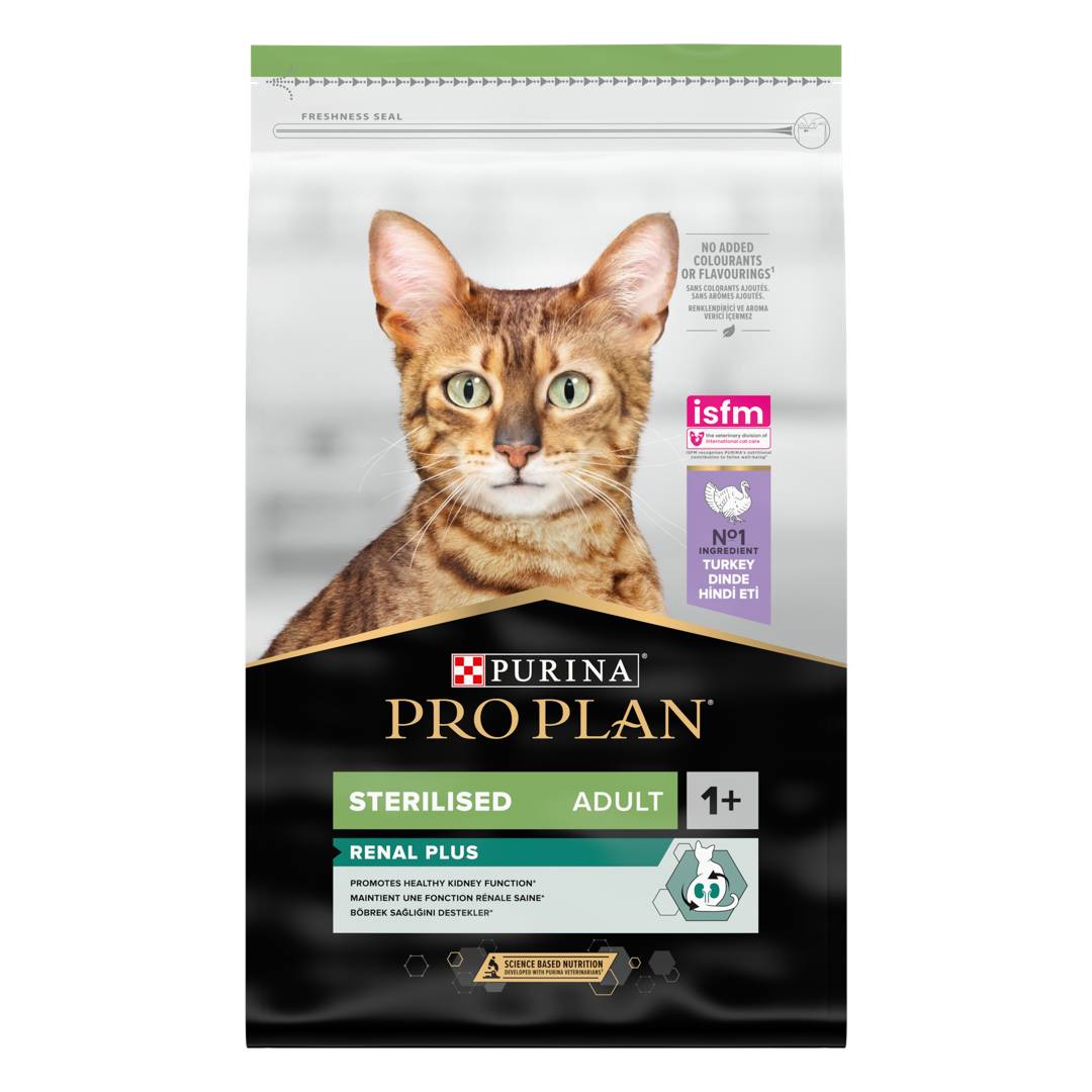 PRO PLAN STERILISED Renal Plus Cat Γαλοπούλα | Purina GR