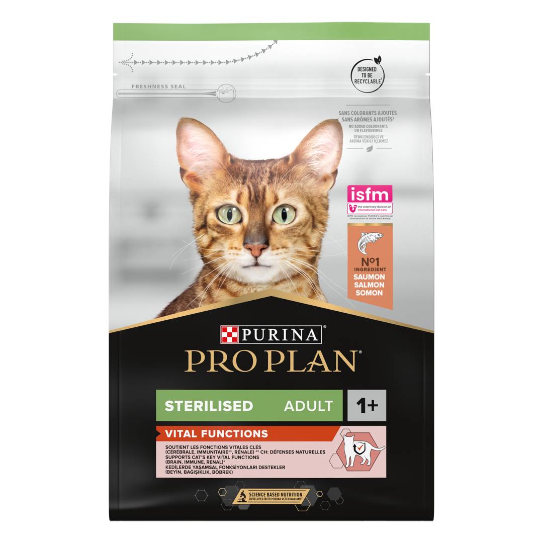 PRO PLAN STERILISED Vital functions Cat Σολομός | Purina GR