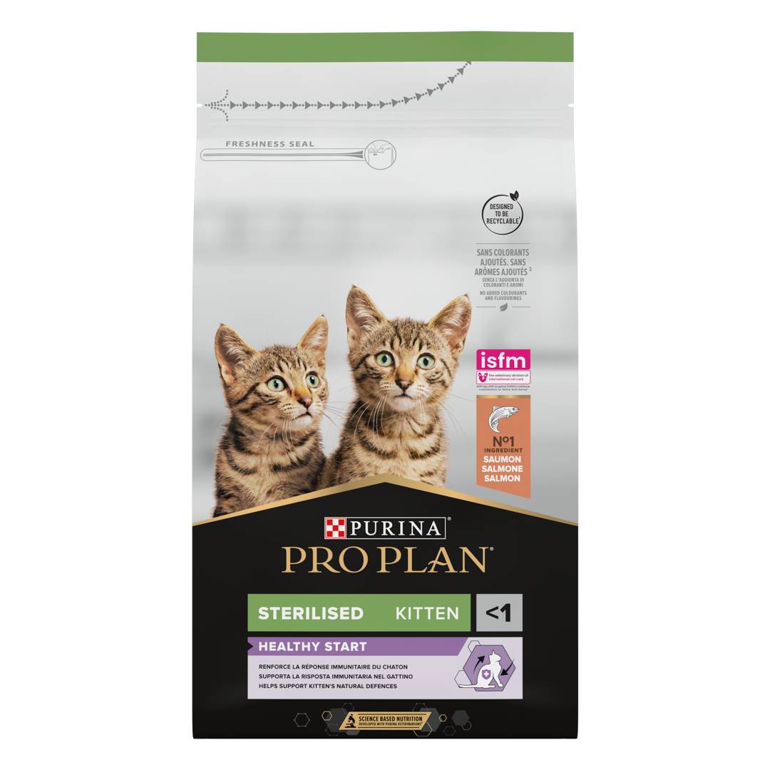 PRO PLAN Kitten Healthy Start STERILISED Cat Σολομό | Purina GR