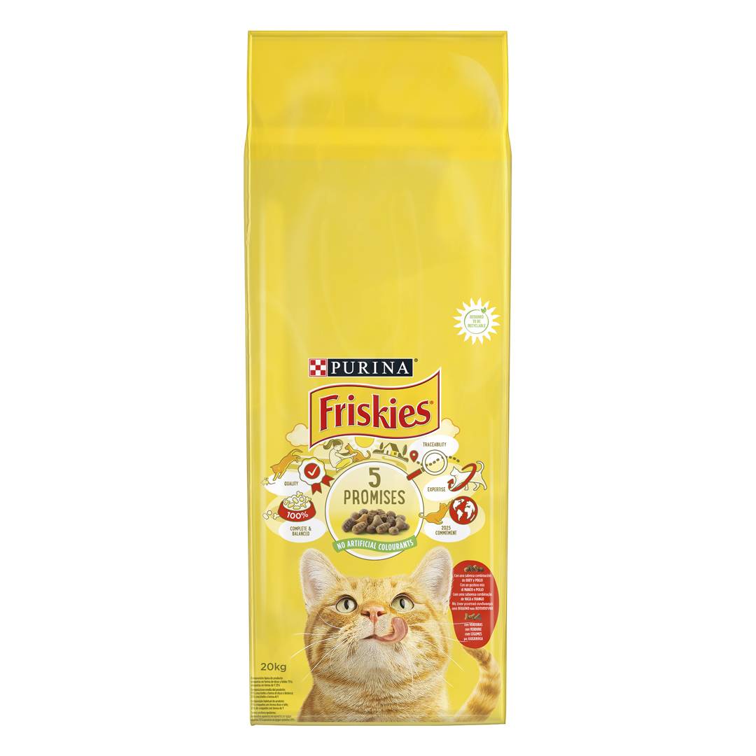 Friskies Βοδινό Κοτόπουλο Λαχανικά | Purina GR