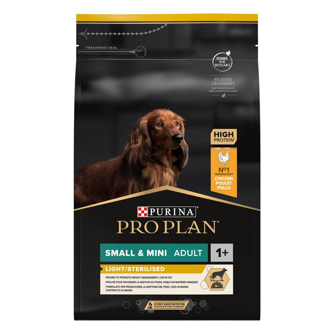 PRO PLAN SMALL&MINI ADULT LIGHT/STERILISED Κοτόπουλο | Purina GR
